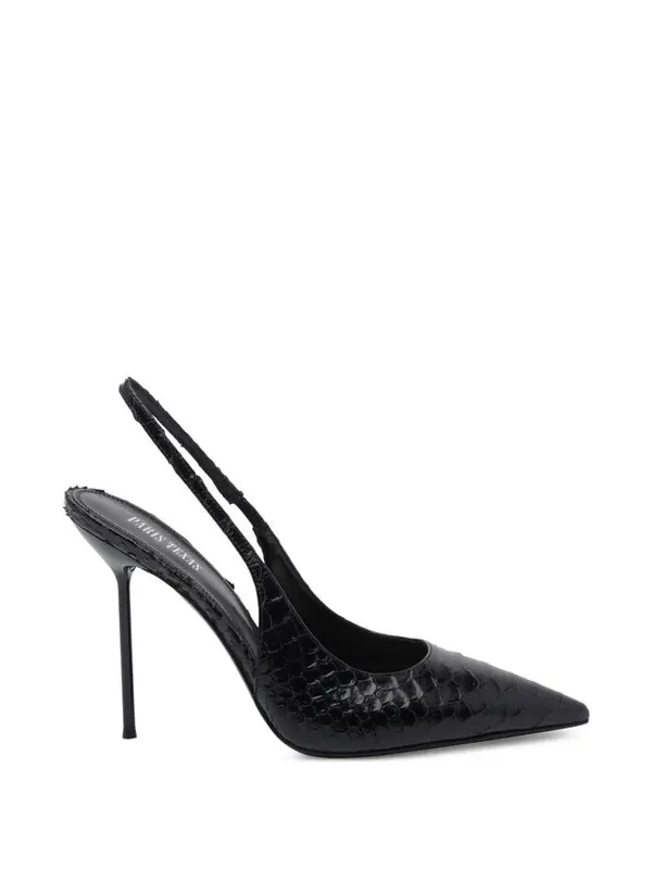 Paris Texas Lidia Leather Slingback Pumps - Multicolor