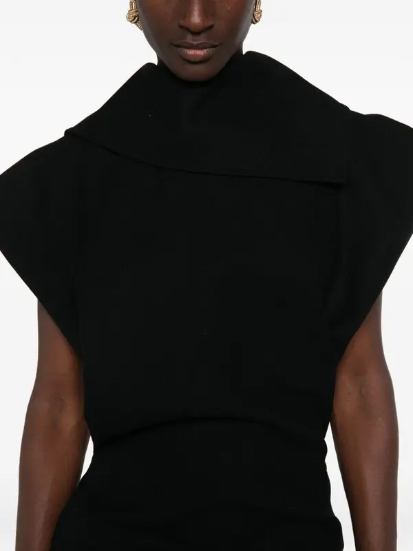 Issey Miyake Wool Midi Dress