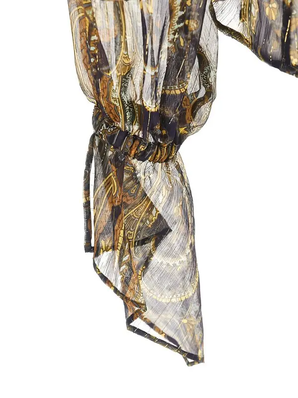 Etro Printed Silk Shirt