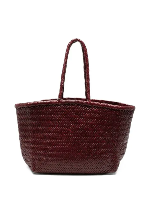 Dragon Diffusion Bamboo Triple Jump Large Basket Bag - Multicolor