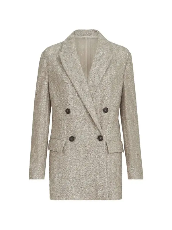 Brunello Cucinelli Double-breasted Jacket - Multicolor