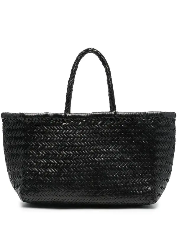 Dragon Diffusion Bamboo Triple Jump Large Basket Bag - Multicolor