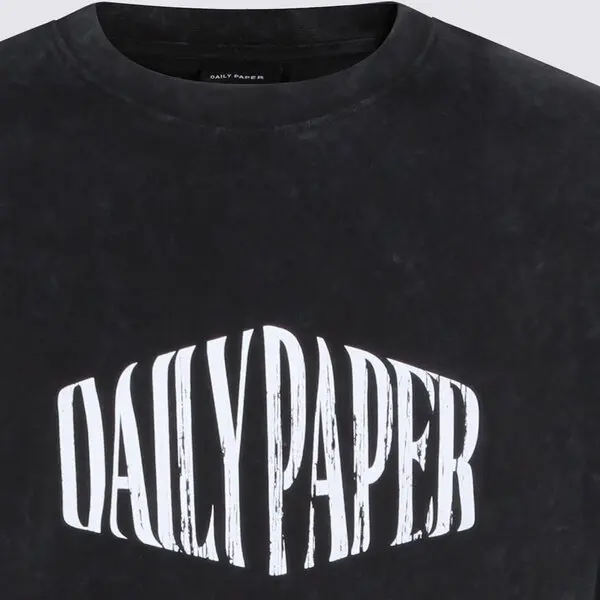 DAILY PAPER Logo Printed Crewneck T-shirt