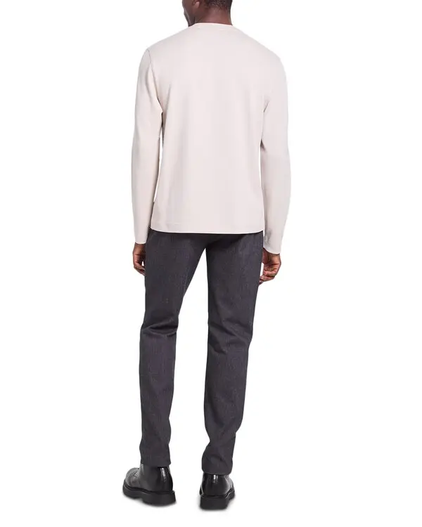 Theory Delroy Jacquard Long Sleeve Tee
