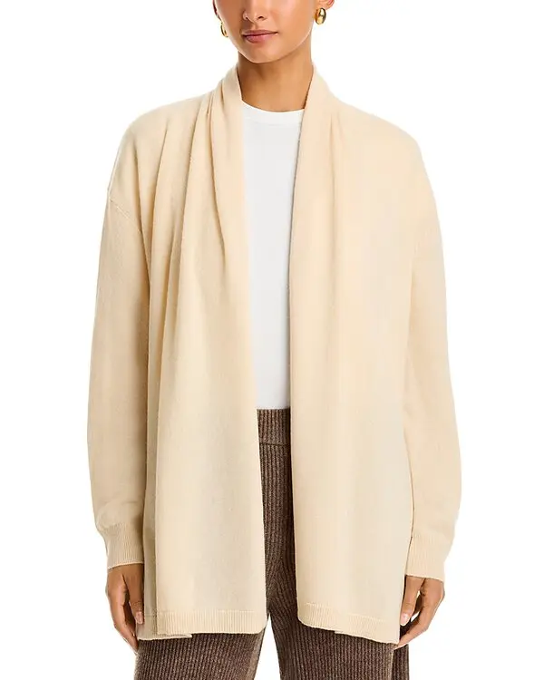 Majestic Filatures Cashmere Open Cardigan - Cream
