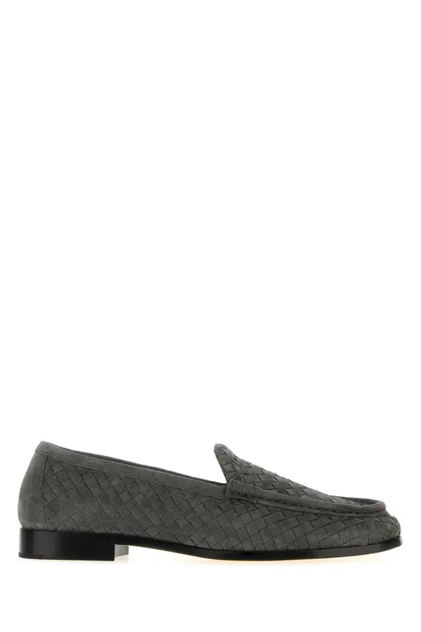 Bottega Veneta Suede Loafers With Calf Leather Sole