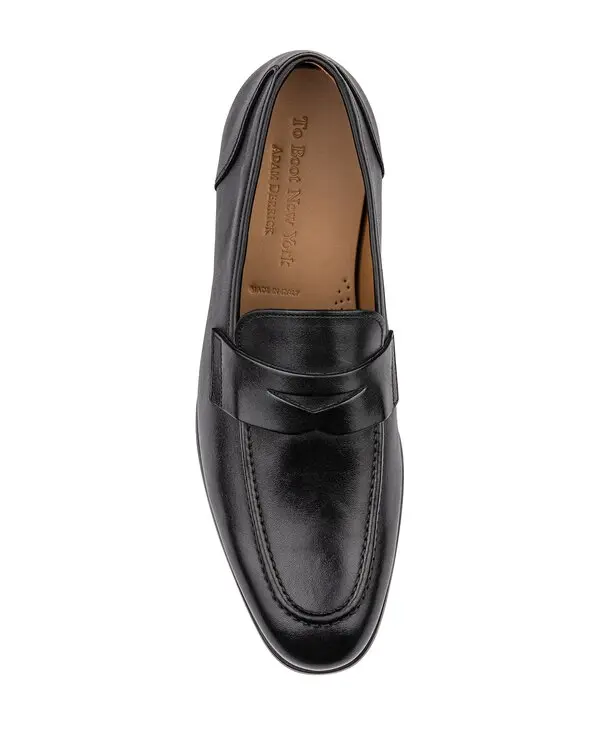 To Boot New York Cambridge Leather Penny Loafers - Nero