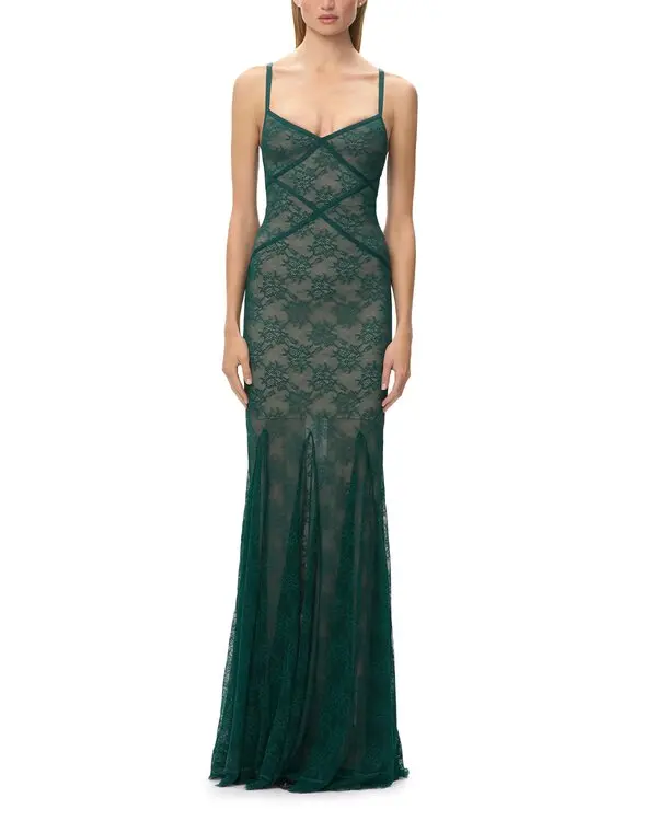 Herve Leger The Jasmine Lace Gown