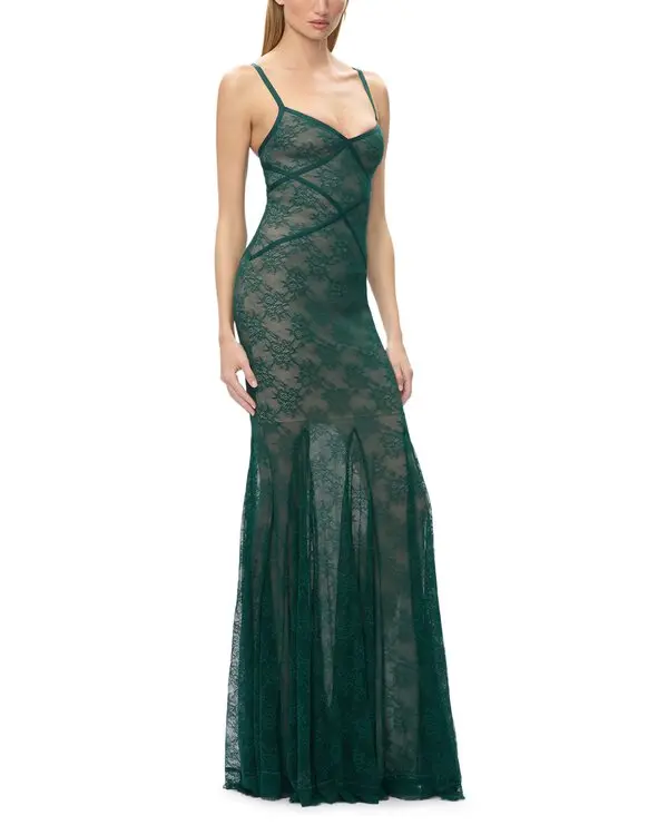 Herve Leger The Jasmine Lace Gown