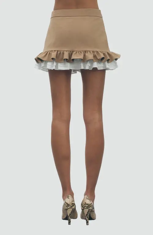 MAUDE CLUB Jamie Ruffle Skort
