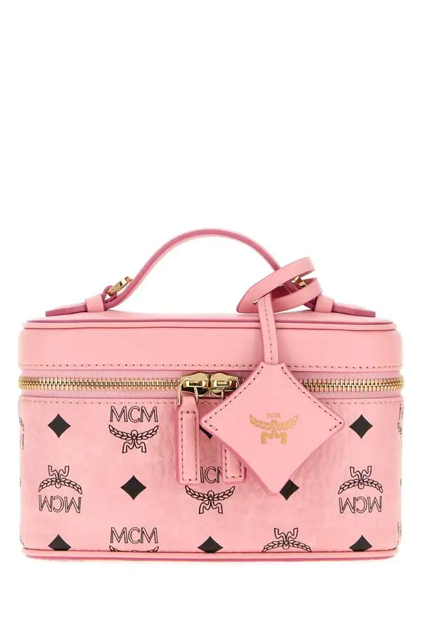 Mcm Printed Canvas Aren Handbag - Multicolor