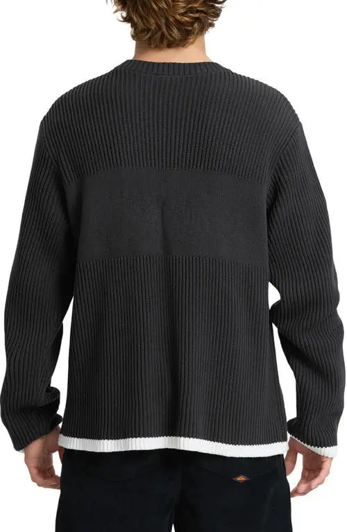 Quiksilver Panel Crewneck Cotton Sweater