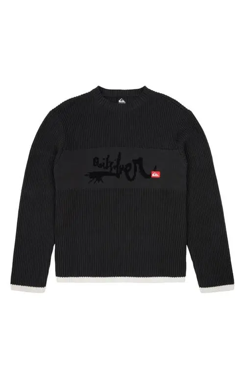 Quiksilver Panel Crewneck Cotton Sweater