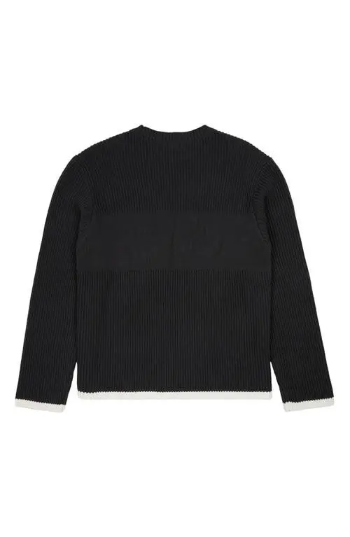 Quiksilver Panel Crewneck Cotton Sweater