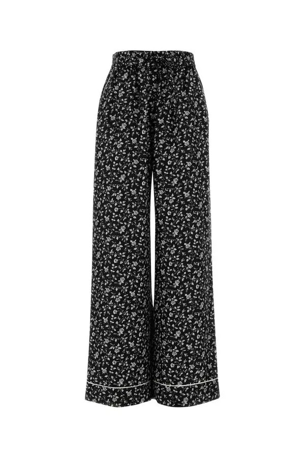 Dolce & Gabbana Printed Silk Pyjama Pant - Multicolor