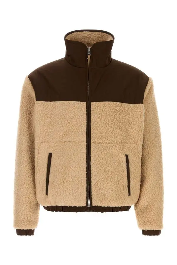 AMI Paris Beige Teddy Jacket