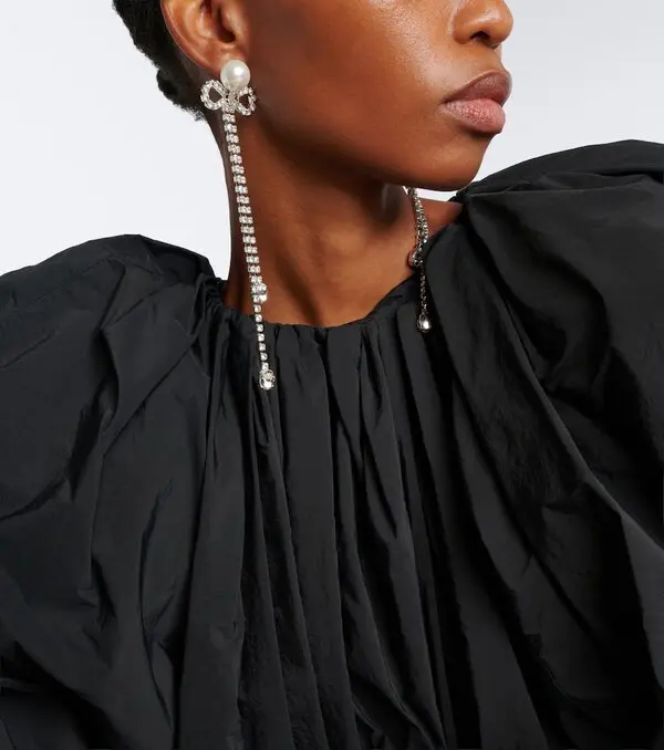Magda Butrym Embellished Faux Pearl Drop Earrings