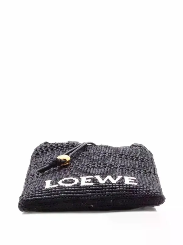 Loewe Paula's Ibiza Drawstring Woven Raffia Small Crossbody Bag