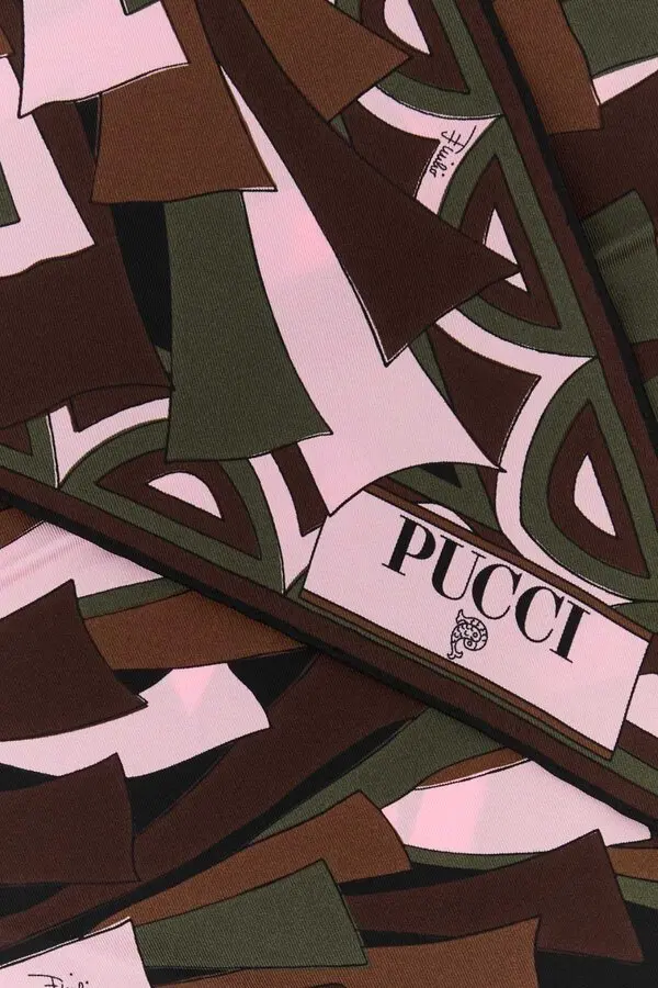 Emilio Pucci Printed Twill Foulard - Multicolor