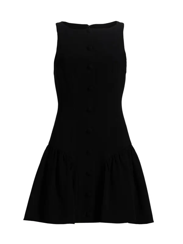 Cinq À Sept Royce Button-detail Fit & Flare Minidress