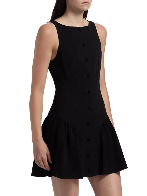 Cinq À Sept Royce Button-detail Fit & Flare Minidress