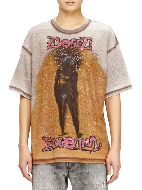 DIESEL® Boxt Logo Crewneck T-shirt