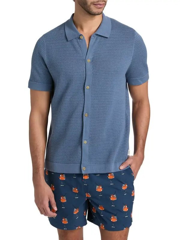 Onia Drop Needle Cotton Shirt