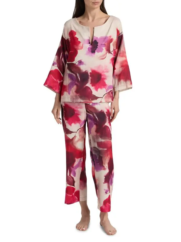Natori Mizuki Floral Charmeuse Pajamas