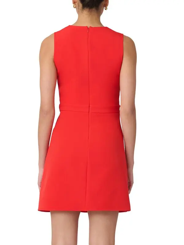 Shoshanna Lily Chain-link Wrap Minidress