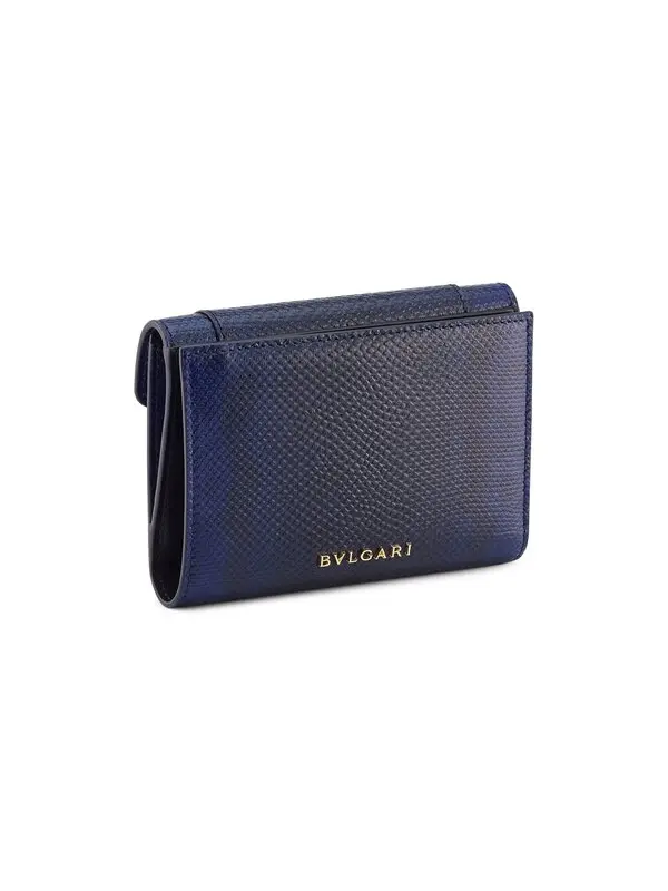 BVLGARI Serpenti Forever Embossed Leather Pochette