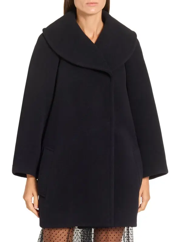Alaïa Caban Plie Wool Coat