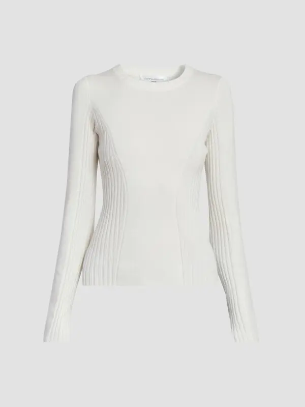 Victoria Beckham Wool-blend Rib-knit Sweater