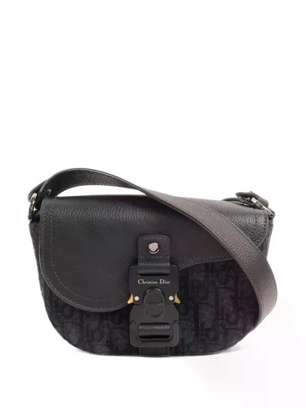 Dior Mini Saddle Messenger Bag - Black