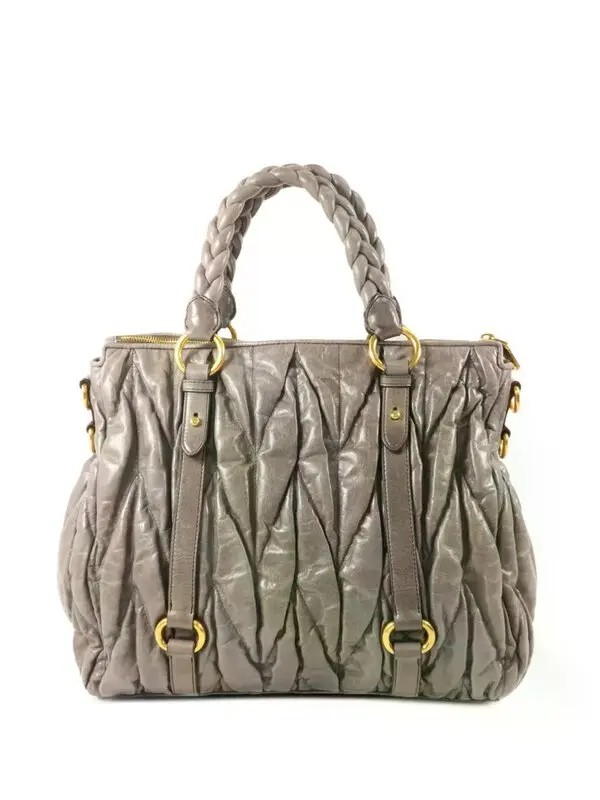 Miu Miu Matelassé Leather Shoulder Bag