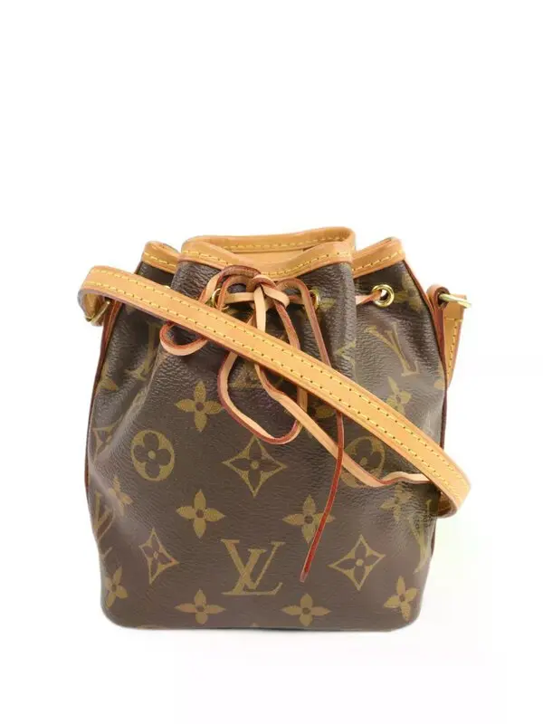 LOUIS VUITTON Nano Noe Monogram Canvas Shoulder Bag