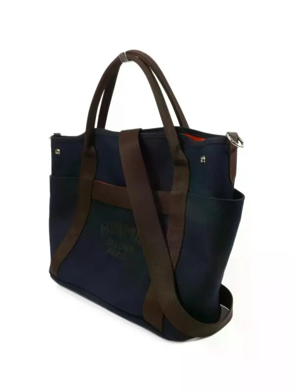 Hermès Sac De Pansage Groom Two-way Tote Bag - Blue