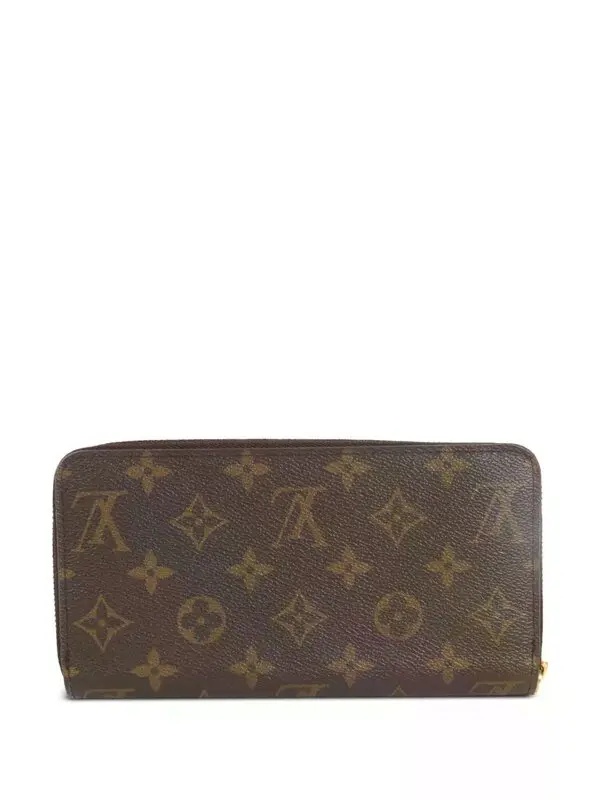 LOUIS VUITTON Monogram Zippy Wallet - Brown