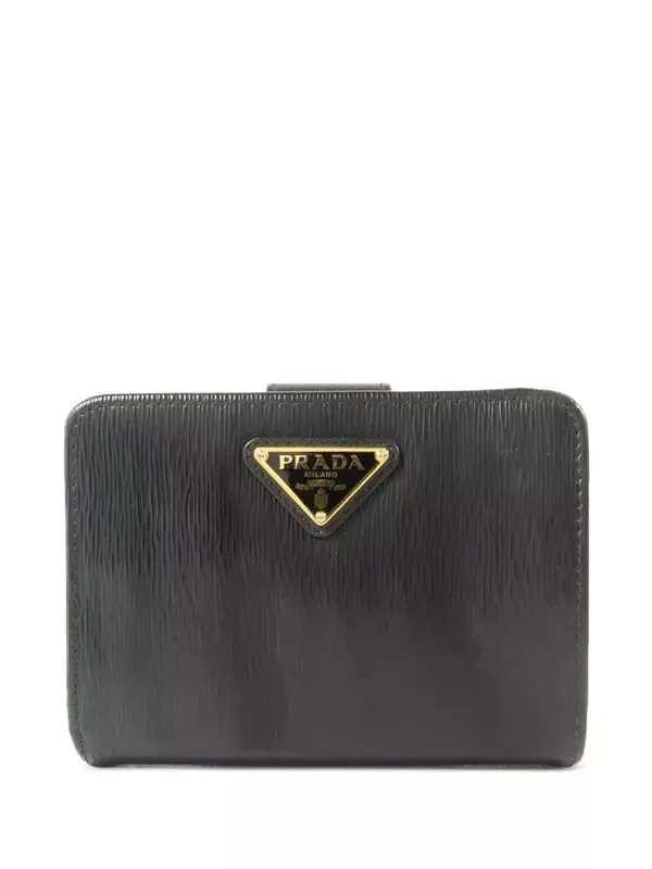 Prada Saffiano Leather Bifold Wallet - Black