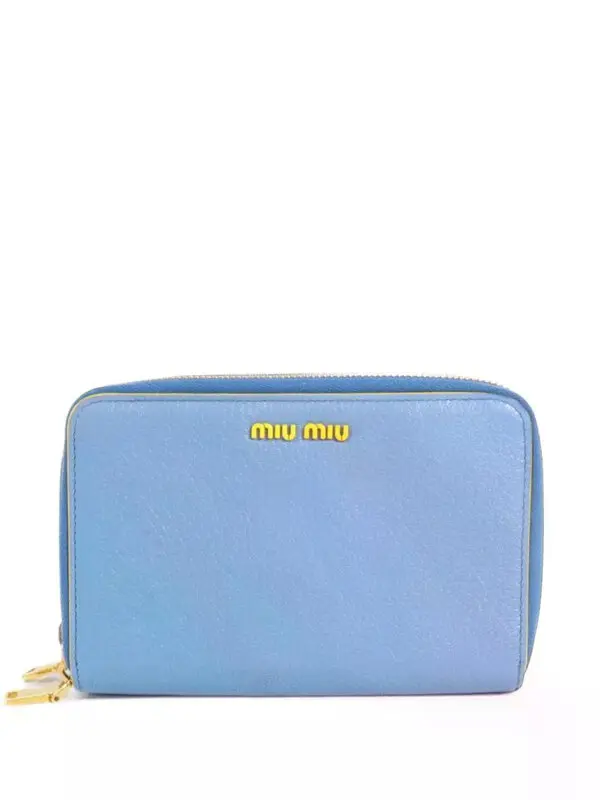Miu Miu Zip-fastening Leather Wallet