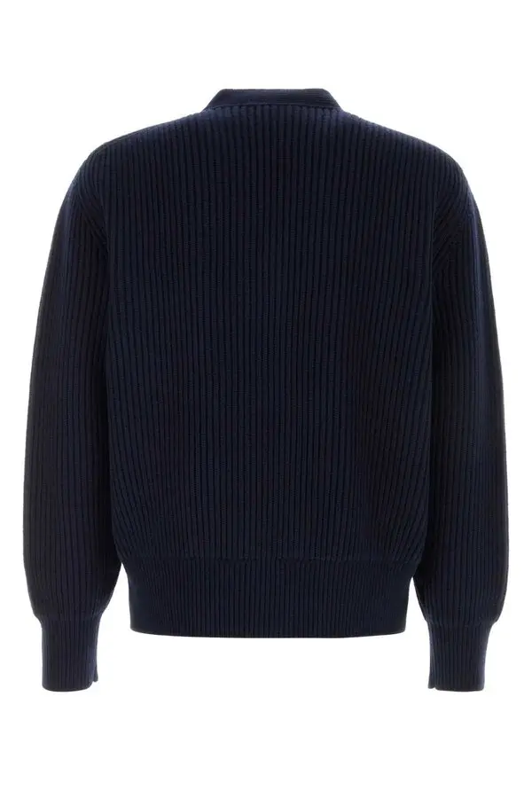 Bottega Veneta Navy Wool Blend Cardigan