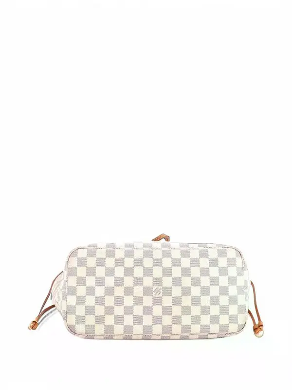 LOUIS VUITTON Neverfull Damier Mm Tote Bag - Neutrals