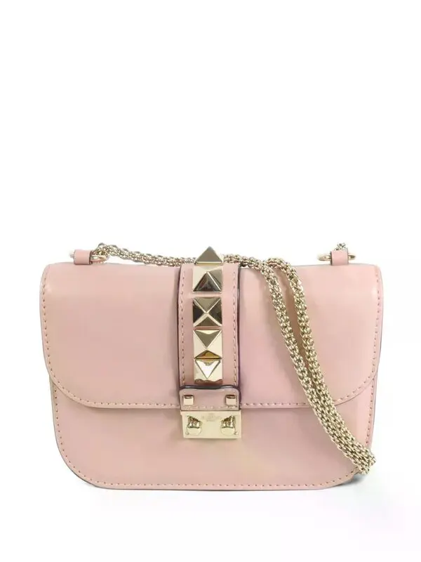 Valentino Garavani Glam Lock Chain Shoulder Bag - Pink