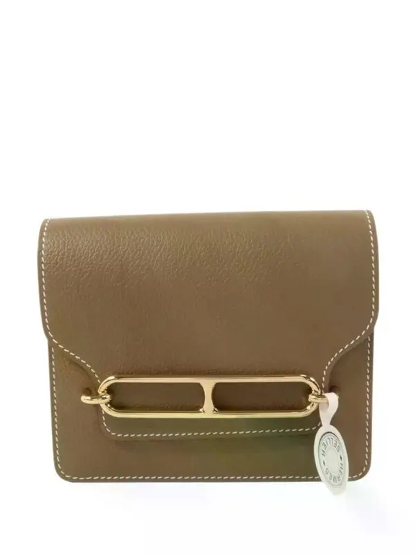 Hermès 2025 Roulis Slim Evercolor Leather Mini Bag