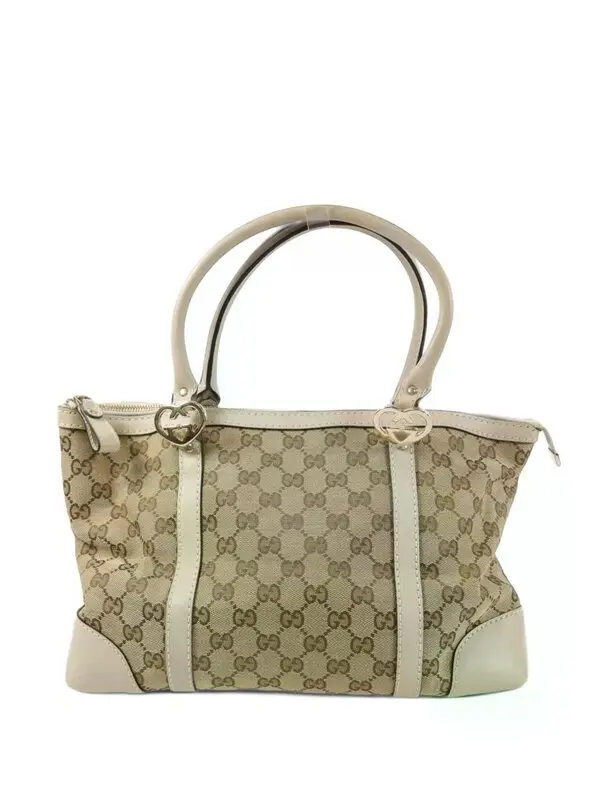 Gucci Gg Heart-detail Tote Bag