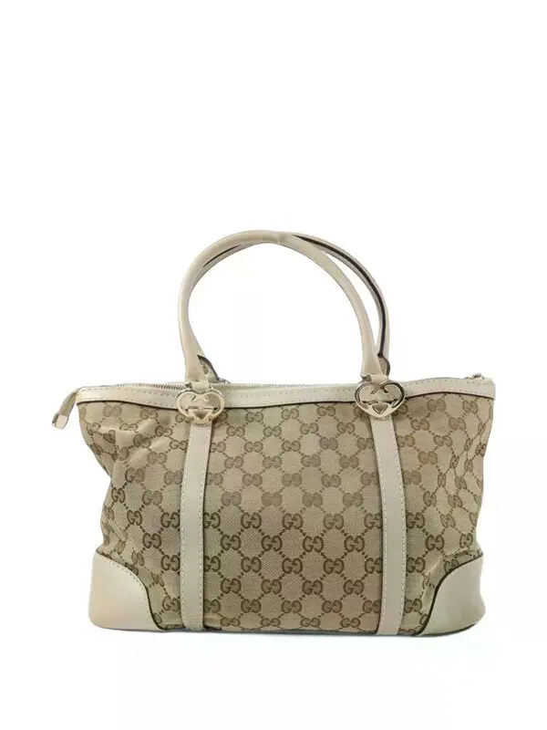 Gucci Gg Heart-detail Tote Bag