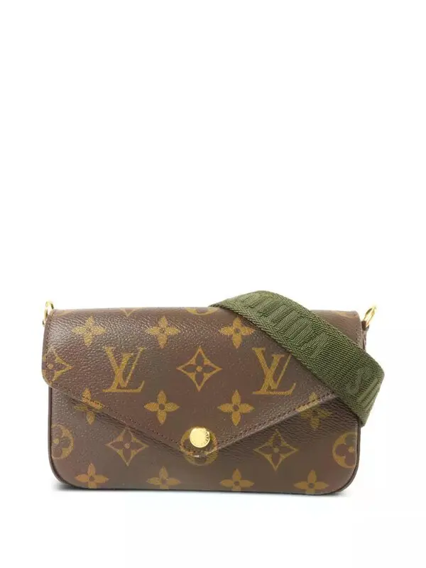 LOUIS VUITTON Monogram Felicie Strap & Go Shoulder Bag