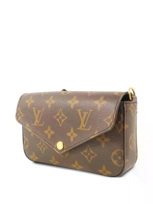 LOUIS VUITTON Monogram Felicie Strap & Go Shoulder Bag