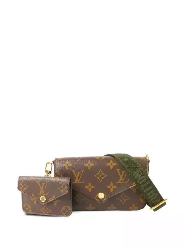 LOUIS VUITTON Monogram Felicie Strap & Go Shoulder Bag