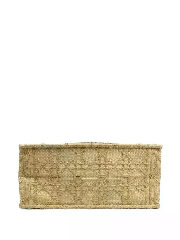 Dior Medium Book Rattan Tote Bag