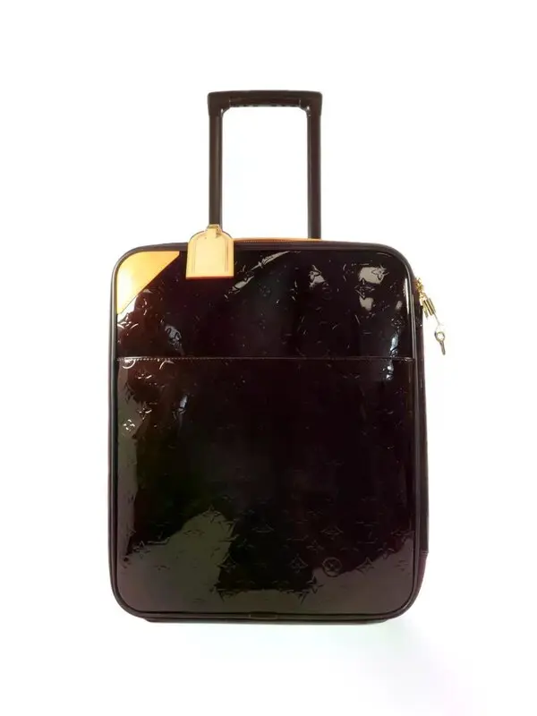 LOUIS VUITTON 45 Pégase Monogram Vernis Suitcase - Red